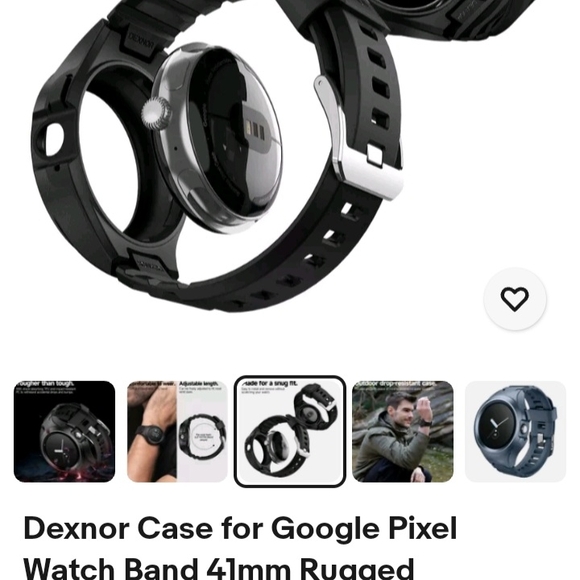 Wearables | Black Smartwatch Case With Rugged Design And Raised Bezel ...